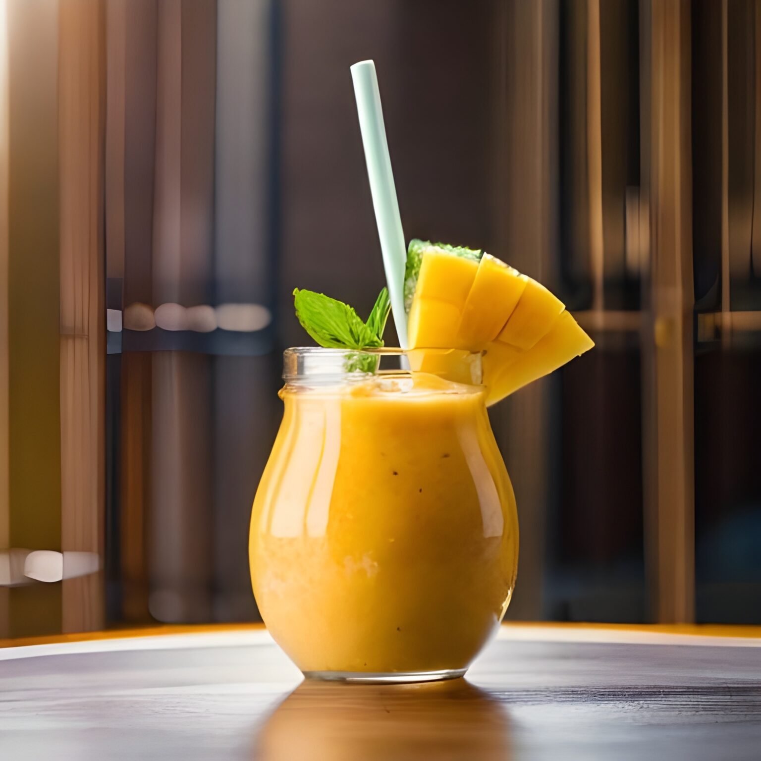 Vegan Mango Lassi Recipe - Tastiest Tropical Creamy Lassi Ever ...